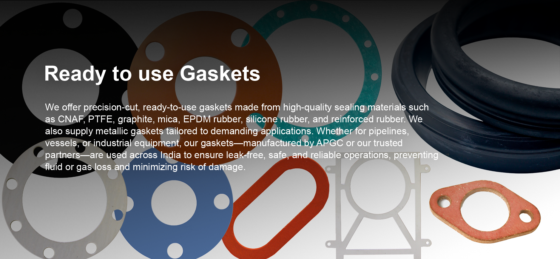 Ready to use Gaskets – Arihant Packing & Gasket
